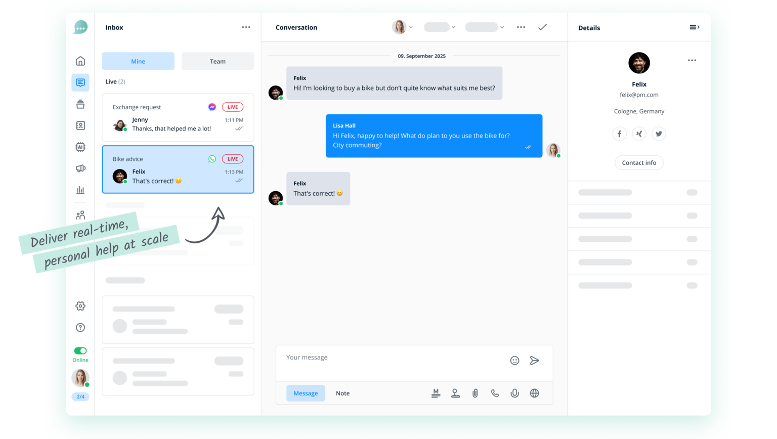 Lime Connect - AI Customer Communication for Sales & Support