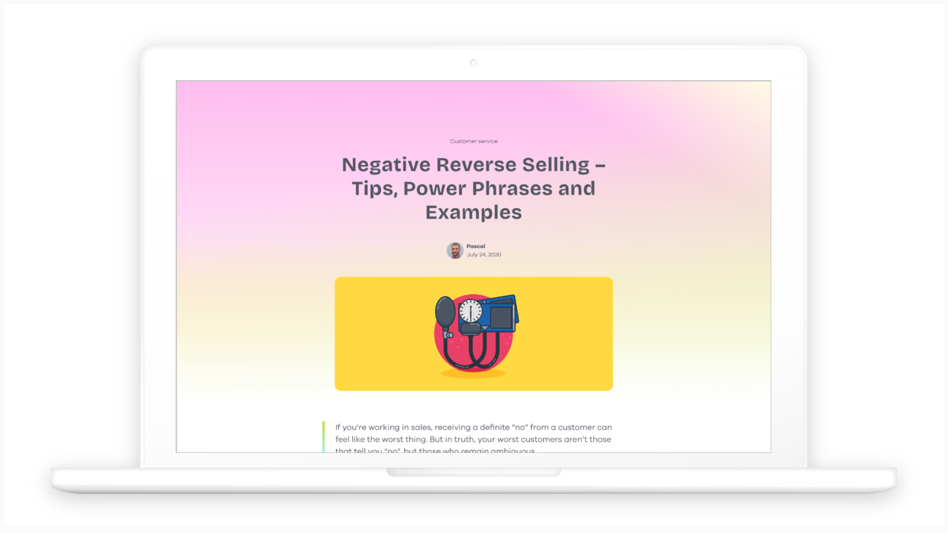 Turn that no around with Negative Reverse Selling - Lime Connect