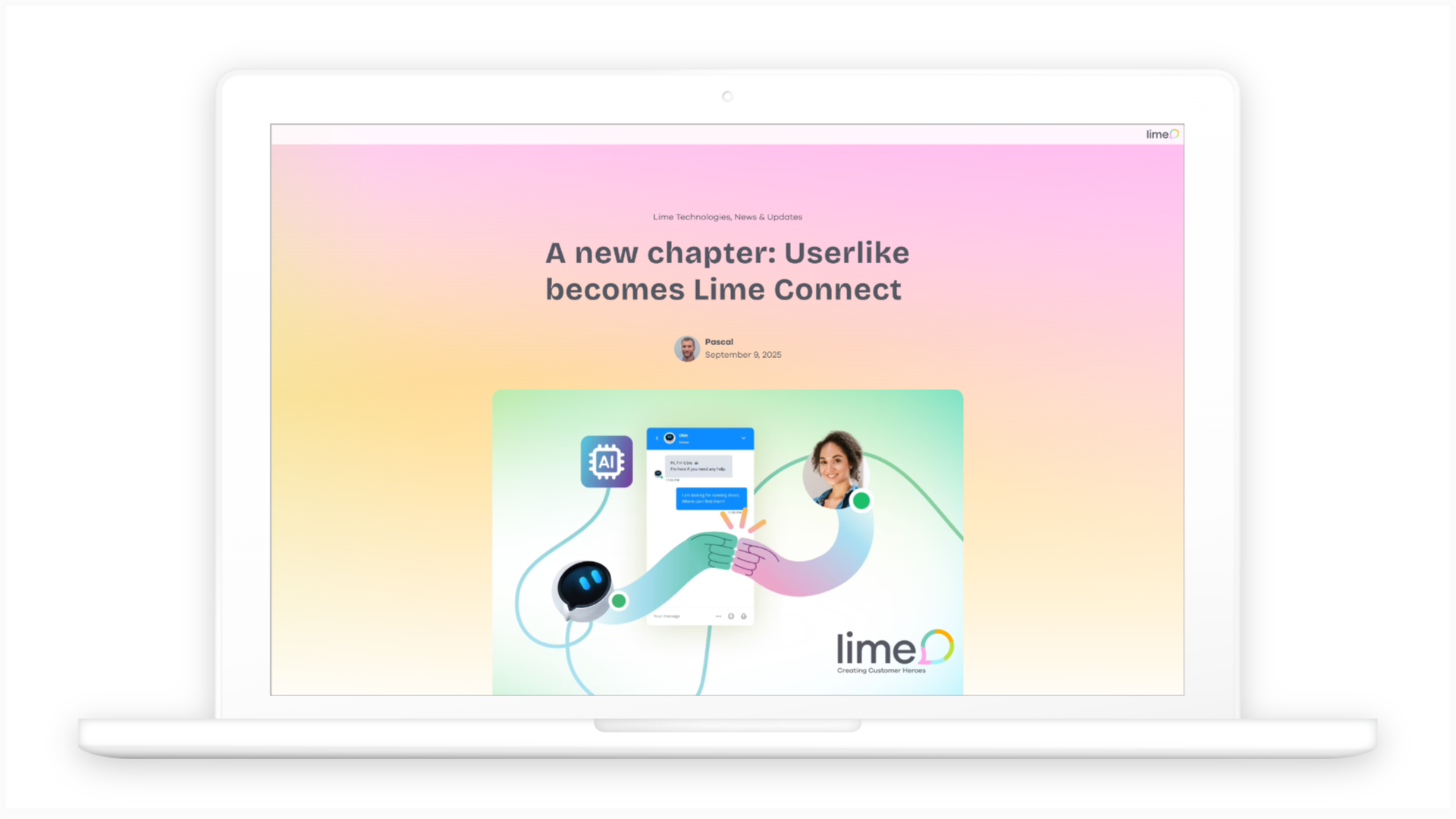 A new chapter: Userlike becomes Lime Connect - Lime Connect