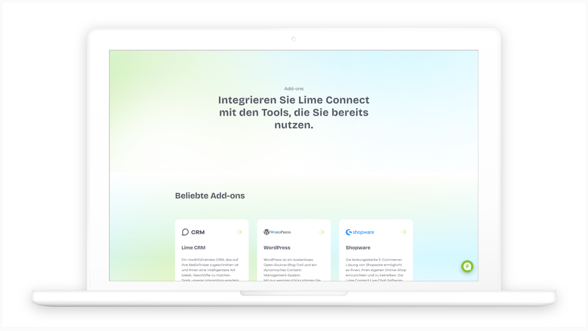Nahtlose Integration mit Ihren Tools – Lime Connect (ex Userlike)