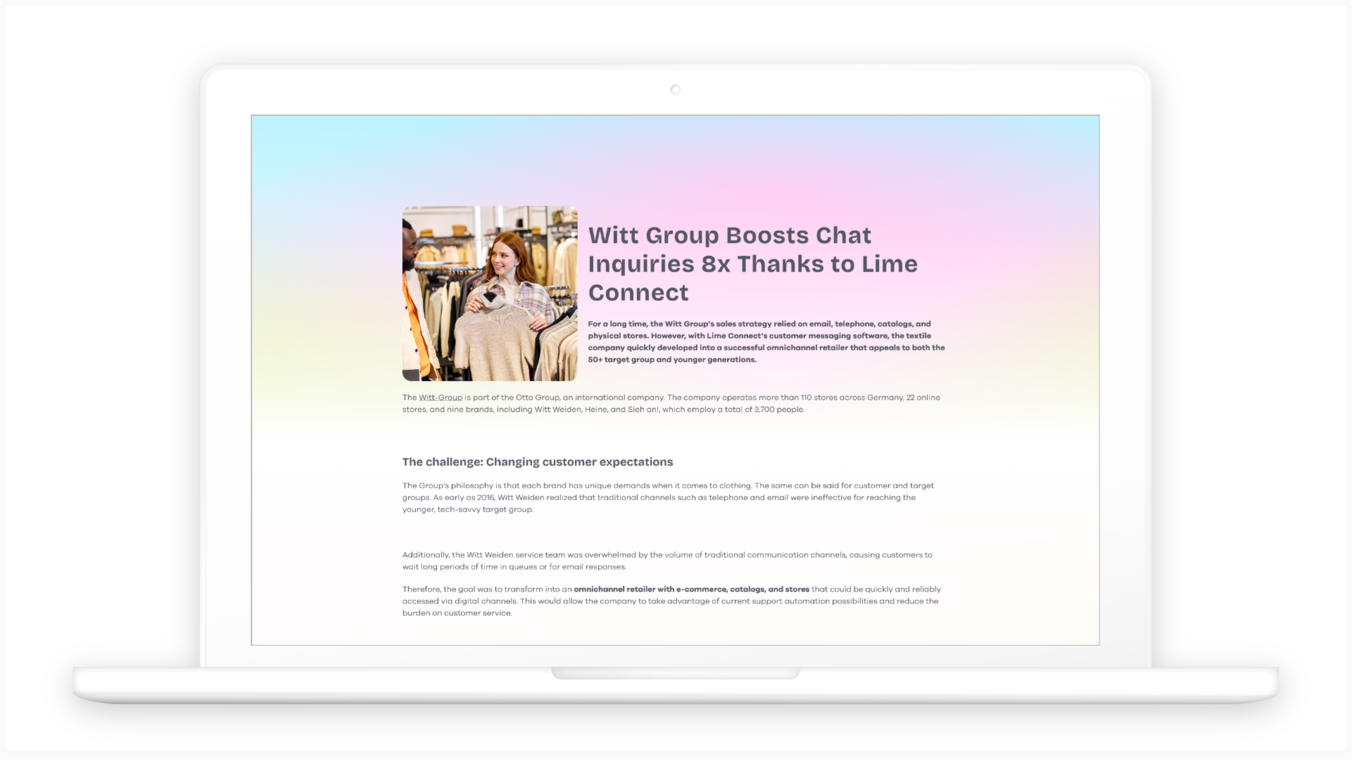 Witt Group and Lime Connect - Lime Connect