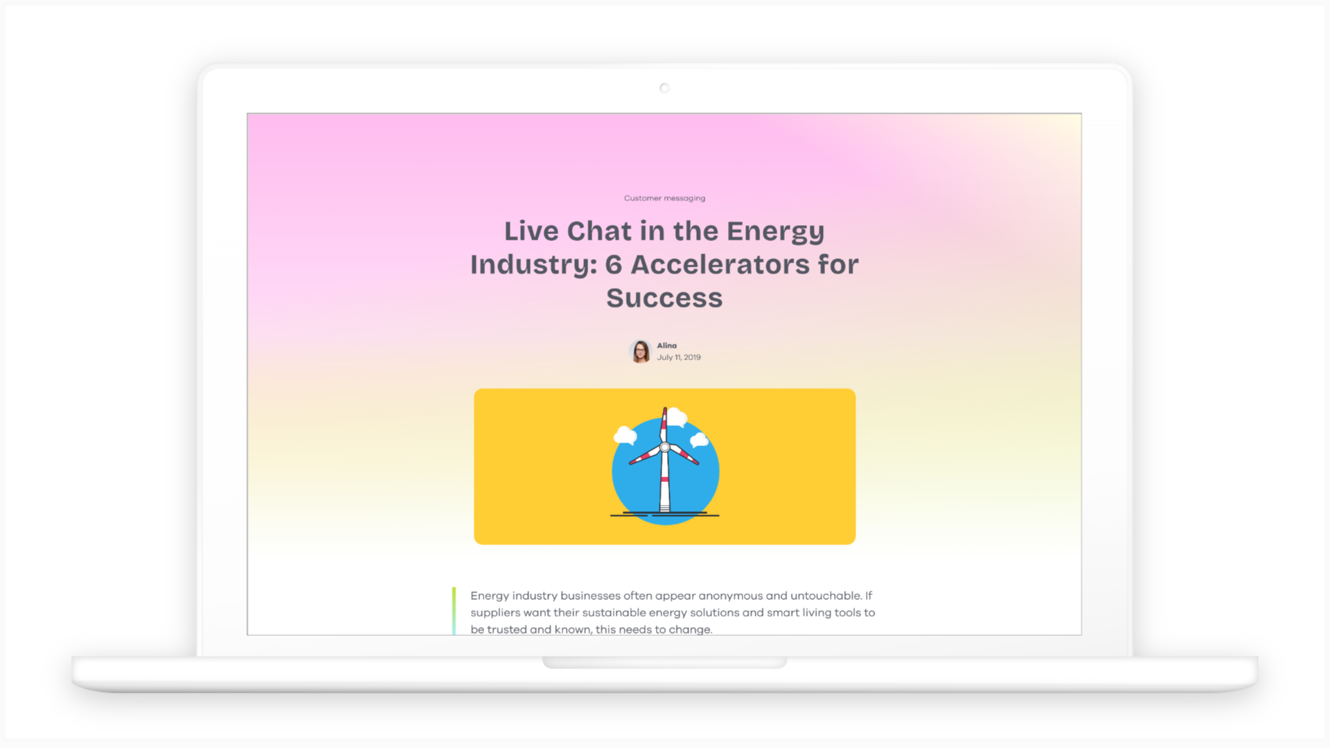 Live Chat for the Energy Industry - Lime Connect