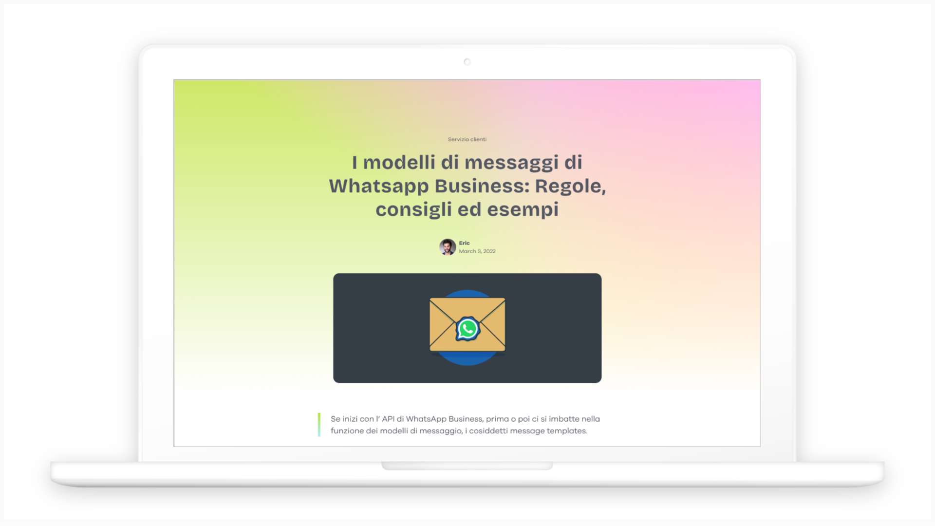 Messaggi modello su WhatsApp: best practice ed esempi - Lime Connect