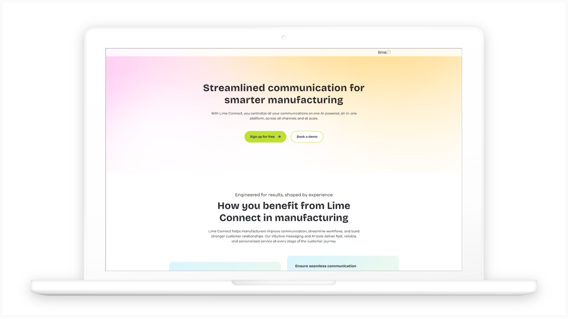 All-in-one software for manufacturing companies – Lime Connect (ex ...