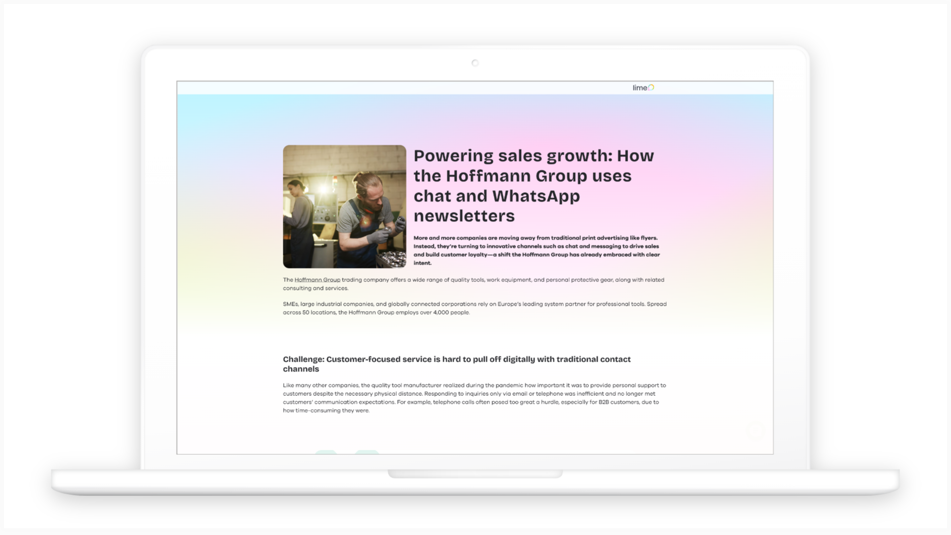 Hoffmann and Lime Connect - Lime Connect