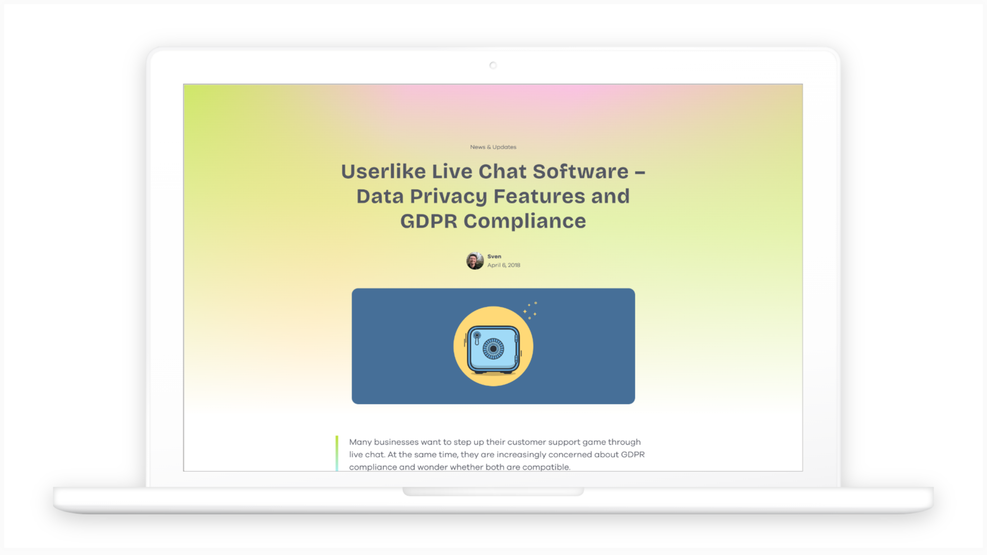 Data privacy and GDPR compliance in our chat solution - Lime Connect
