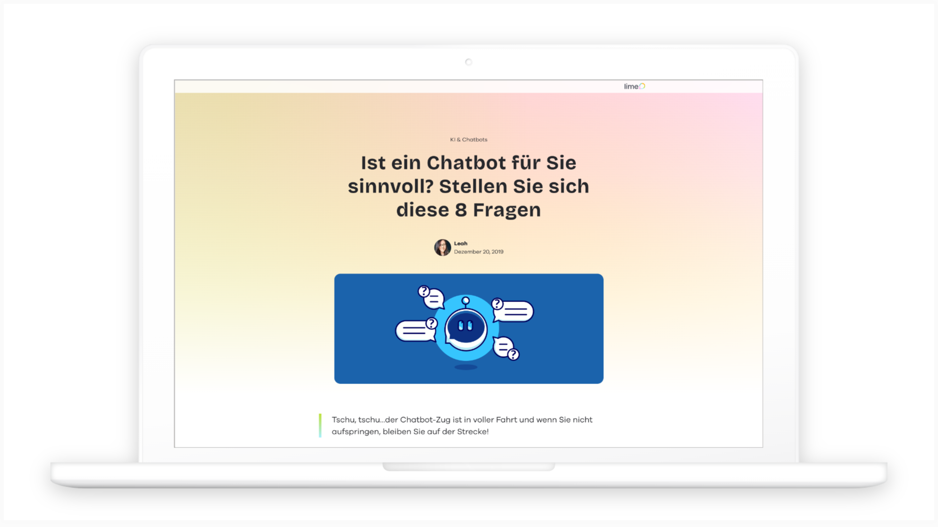 Ist ein Chatbot für Sie sinnvoll? Stellen Sie sich diese 8 Fragen