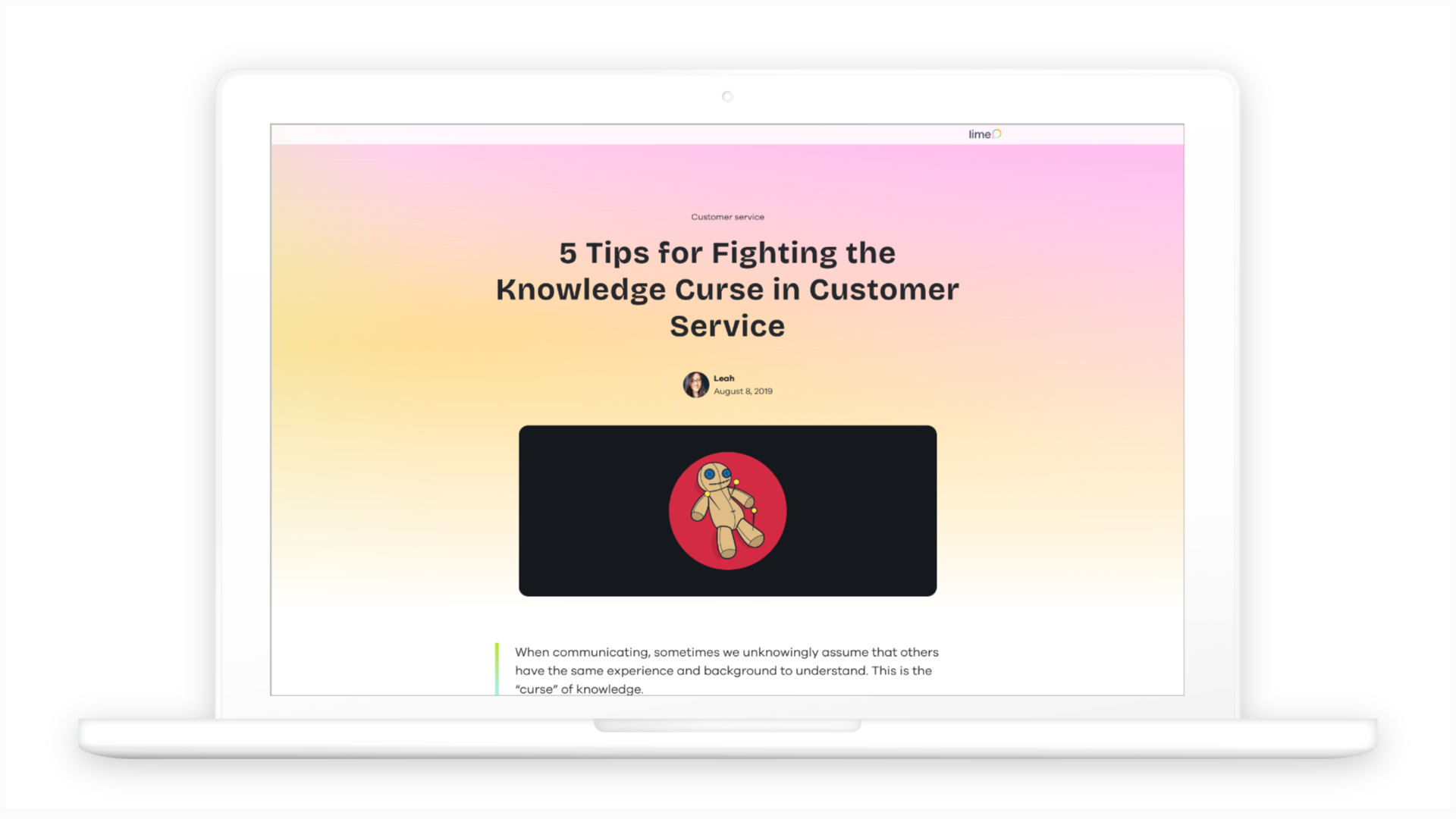 Tips on fighting knowledge curse in Customer Service - Lime Connect