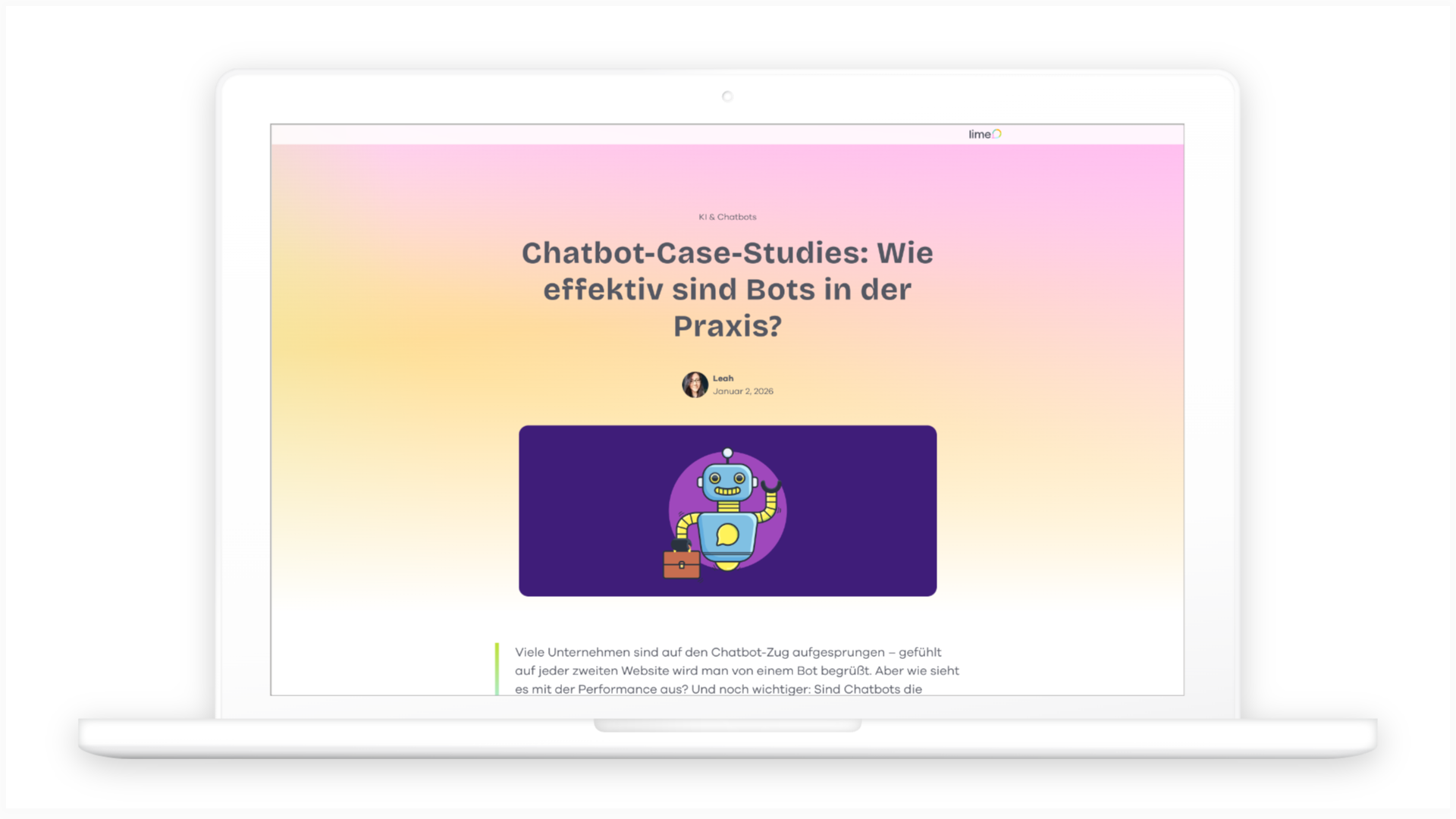 Chatbot-Case-Studies: Wie effektiv sind Bots in der Praxis?