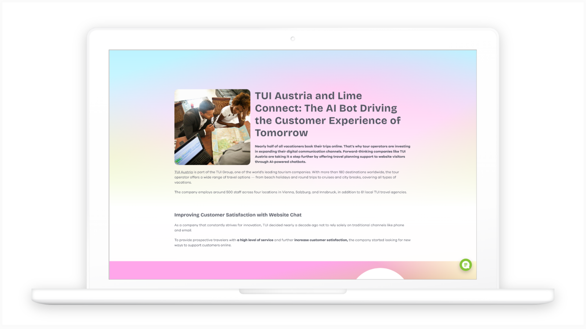 TUI Austria and Lime Connect - Lime Connect