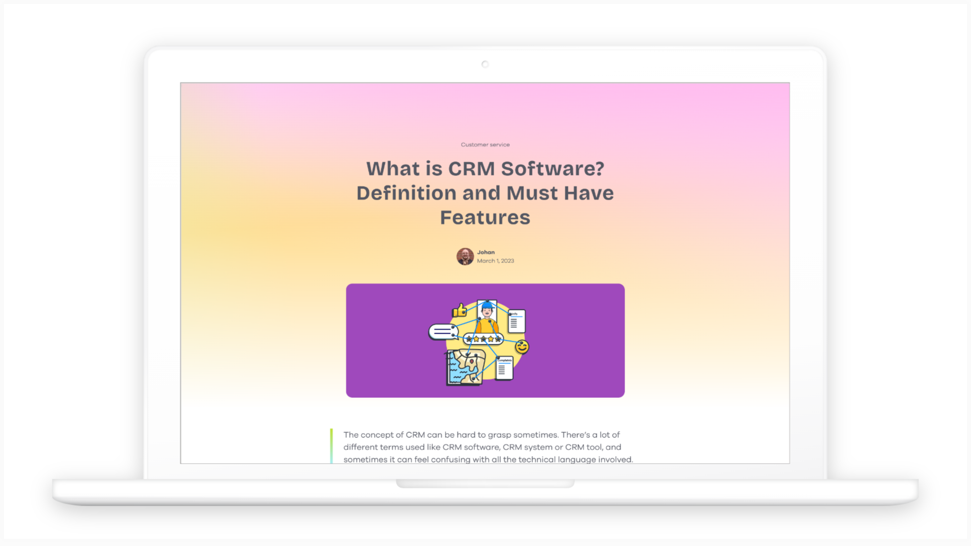 What is CRM software? Definition and important features - Lime Connect