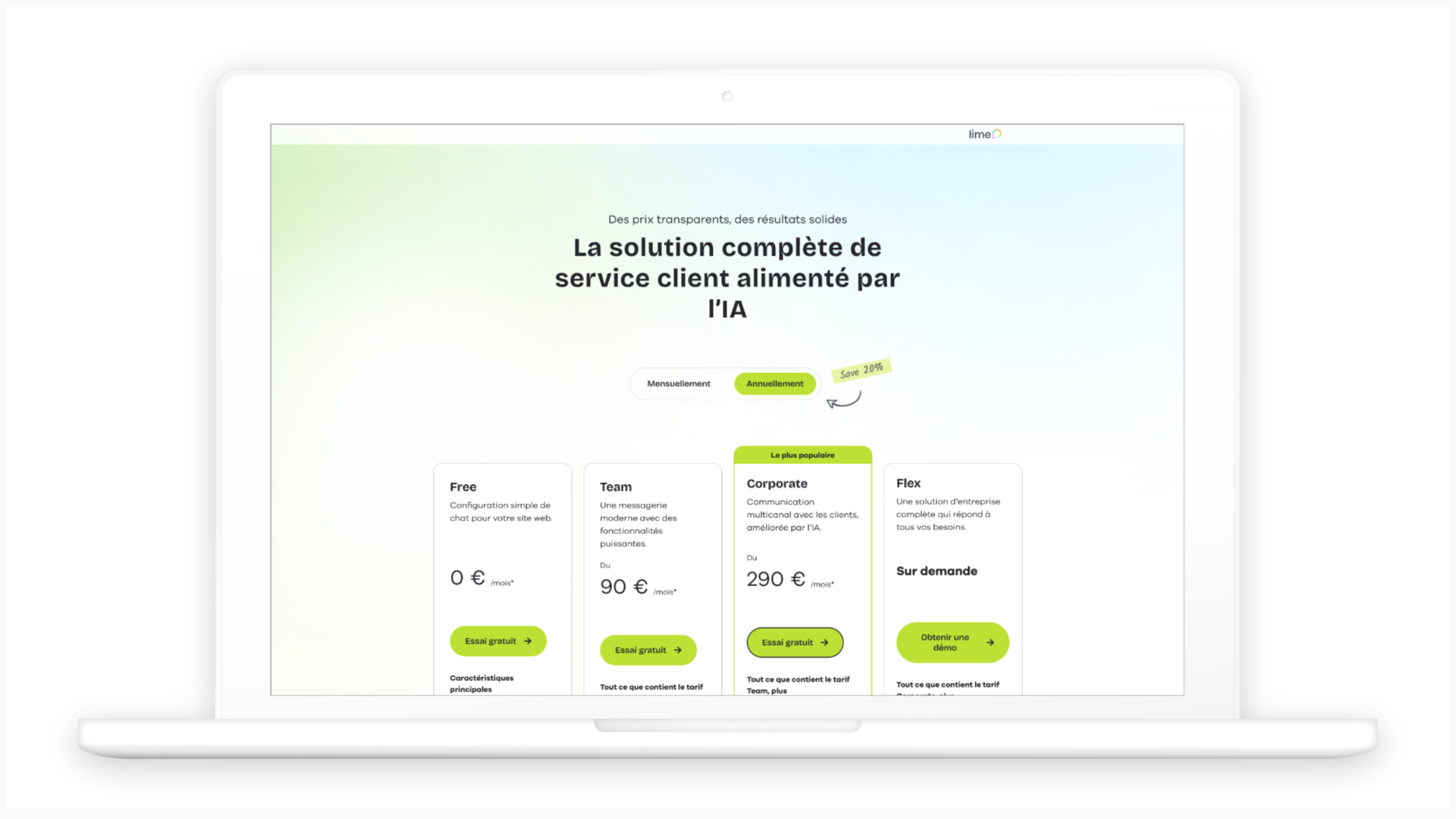 Tarifs pour Lime Connect – Lime Connect (ex Userlike)